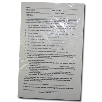 Client Cards 100 CT | WolffTanningBed.com